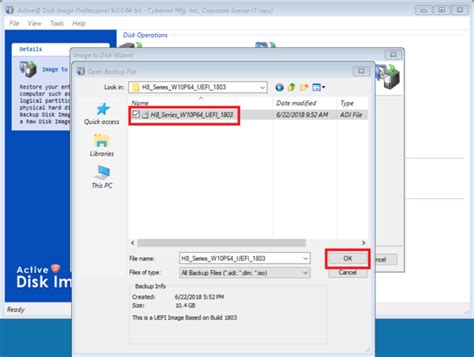 How To Restore An Image Using ADI Cybernet