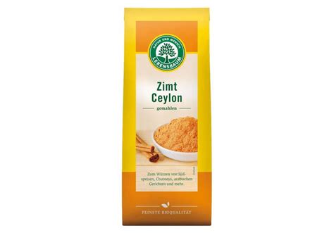 Купить Корица органическая цейлонская молотая Zimt Сeylon Lebensbaum 50 ...