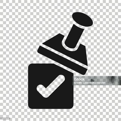 以平面樣式批准圖章圖示接受白色隔離背景上的複選標記向量插圖審批選擇經營理念向量圖形及更多保安圖片 保安 保安系統 剔號 Istock