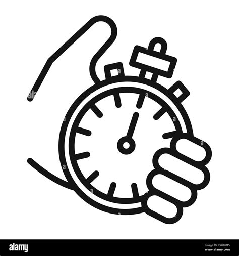 Testing Time Icon Vector Symbol Or Sign Set Collection In Black And
