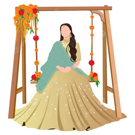 Indian Wedding Celebration Clipart