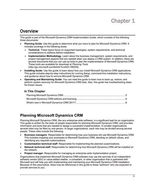 Microsoft Dynamics Crm 2011 Planning Guide Pdf