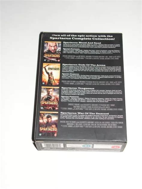 Spartacus Complete Collection Dvd Box Set All 4 Series Liam Mcintyre