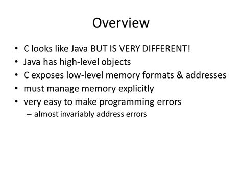 f28pl1 programming languages lecture 6 programming in c ppt download