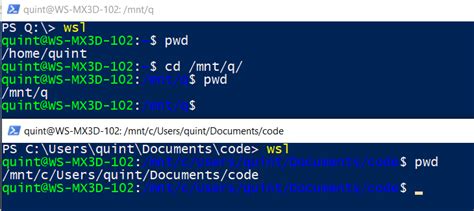 Starting WSL In Drives Other Than C Opens Wsl In Home User Issue