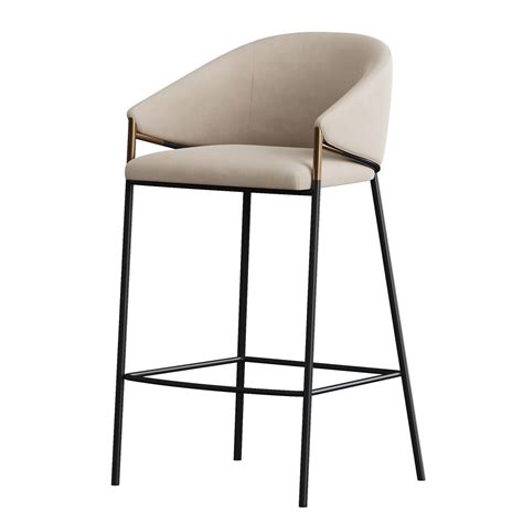 Euler Counter Bar Stool 3D Model For Corona