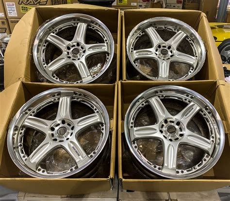 USED Rays Volk Racing GT C 199 5 23 5114 3 NS Silver Crazed