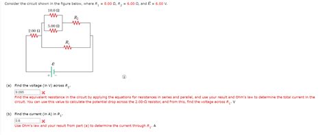 solved consider the circuit shown in the figure below where