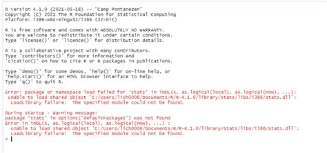 errors when loading library general posit community