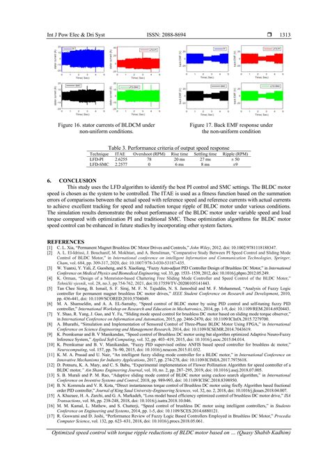 Optimized Speed Control With Torque Ripple Reductions Of Bldc Motor Based On Smc Approach Using