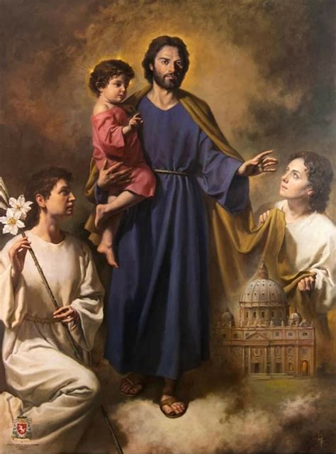 São José Saint joseph art Jesus mary and joseph St joseph