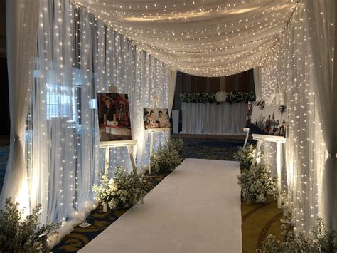 อุโมงค์ผ้า ขนาด 3 เมตร พร้อมไฟ Led ราคา 6 000 บาท 2bwedding ซุ้ม