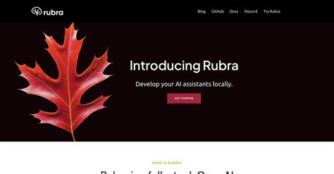 Rubra AI Tool For Personal Assistant