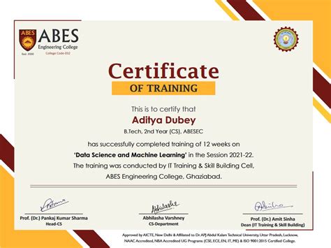 Aditya Dubey On Linkedin Connection Abesec Datascience Machinelearning Training Engineering