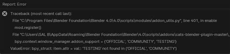 Im Trying To Install The Cats Blender Plugin Master And I Keep Getting