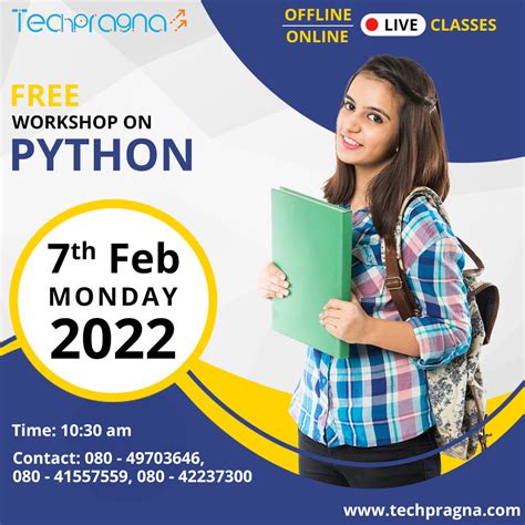 The Python Workshop Takes You Techpragna E Learning Facebook