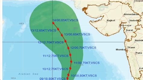 Cyclone Biparjoy To Intensify Over Next 36 Hours Widespread Rainfall