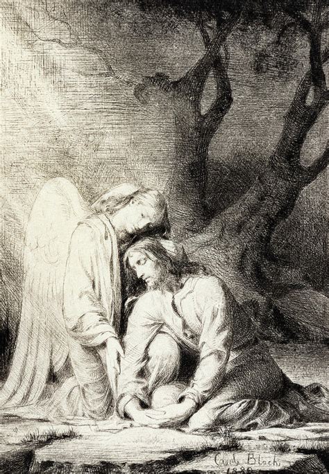 Christ In Gethsemane 1880 Painting By Carl Bloch Fine Art America