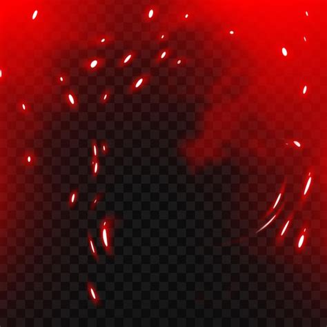 premium psd glowing fire particles flame