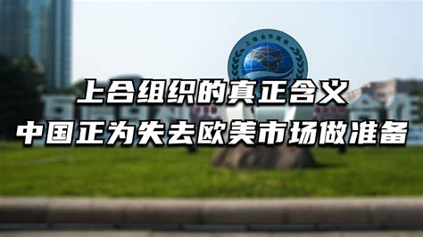 上合组织的真正含义——中国正为失去欧美市场做准备 Youtube