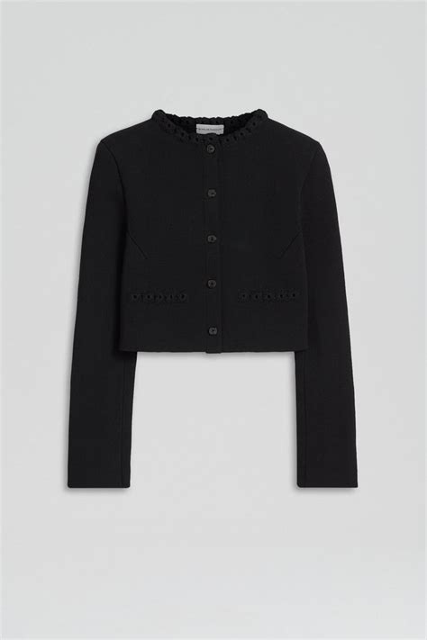 Crepe Knit Zip Dress Black Scanlan Theodore