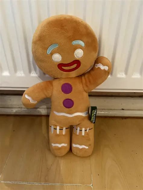 DREAMWORKS OFFICIAL SHREK Gingerbread Man Plush Toy PicClick UK