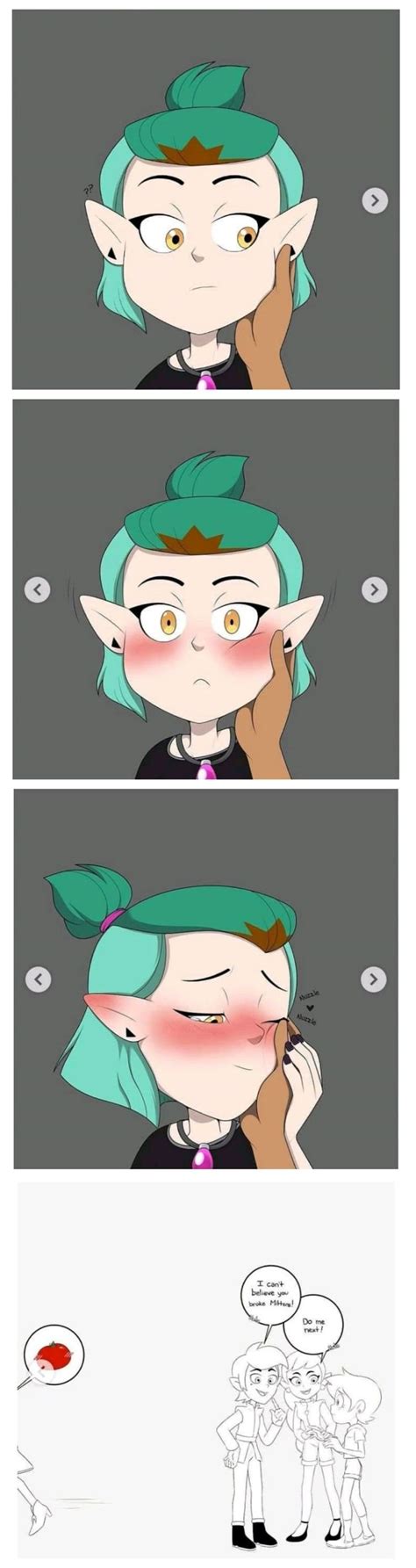 An Animated Comic Strip With Two Cartoon Characters Talking To Each