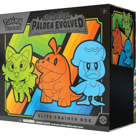 Pokemon TCG Paldea Evolved Elite Trainer Box Karty Pokemon