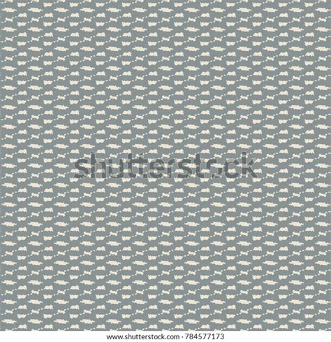 Different Small Irregular Shapes Repeated Equal Stock Vector Royalty