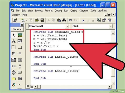 Как создать простой калькулятор в Visual Basic 6 0
