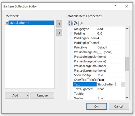 Baritem Types In Windows Forms Popupmenu Control Syncfusion