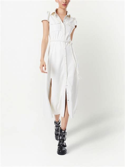 Alice Olivia Miranda Faux Leather Midi Dress Farfetch