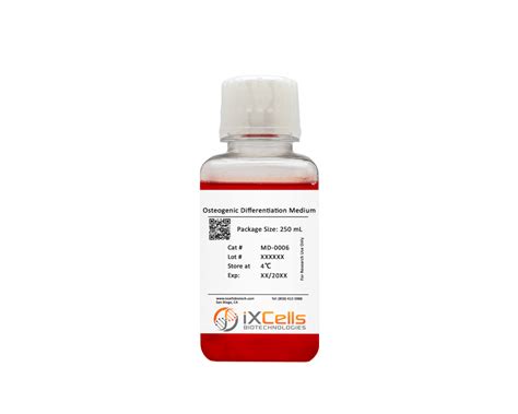 Osteogenic Differentiation Medium Ixcells