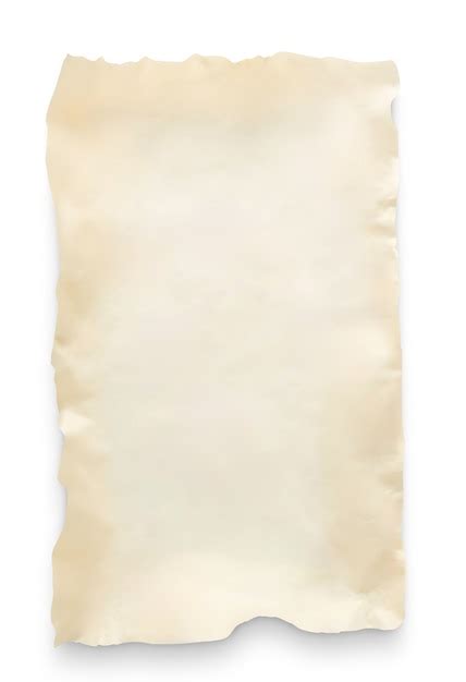 Premium Psd Parchment Paper Isolated