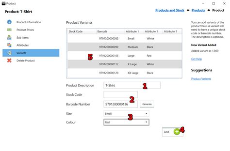 product variants