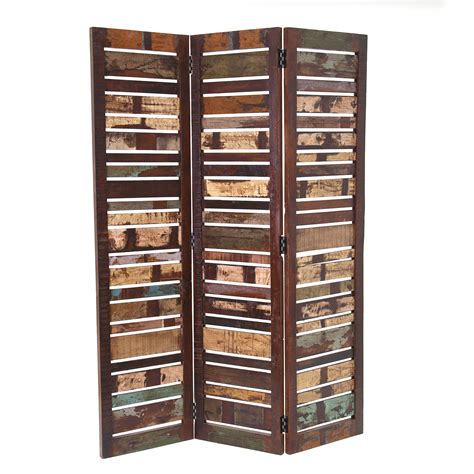 Ripley BIOMBO SEPARADOR DE AMBIENTE DE MADERA X