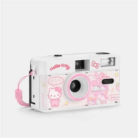 Hello Kitty Strawberry Kawaii Fc 11 35mm Film Camera Hello Kitty