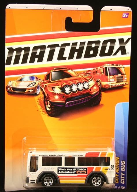 Matchbox City Bus City Action Series 10 Of 15 2010 Basic