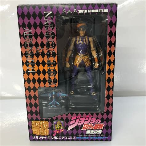 【未使用】★ アニメ フィギュア Wf2023冬 超像可動 ジョジョの奇妙な冒険 第5部 ナランチャ・ギルガ And As Verblack
