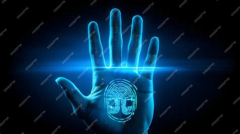 Premium Photo Digital Fingerprint Scanner Enhancing Security