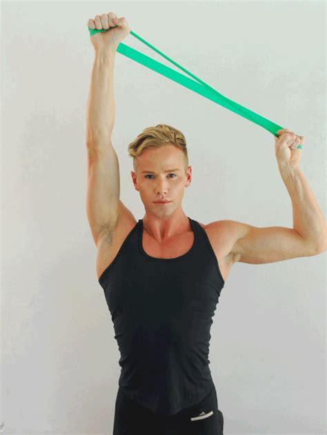 Lat Pull Downs With Theraband