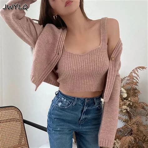 새로운 가을 빈티지 핑크 니트 카디건 탑 캐미솔 니트 특대 스웨터 캐주얼 패션 루즈한 정장 2022가디건