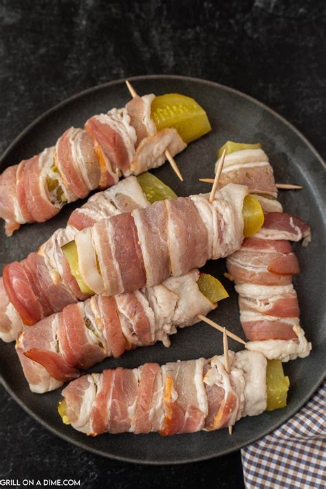 Grilled Bacon Wrapped Pickles Recipe