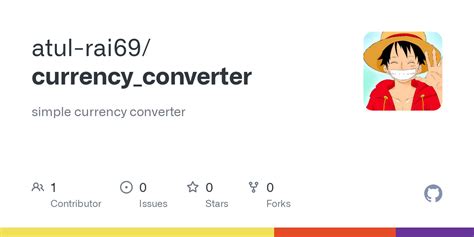 github atul rai69 currency converter simple currency converter