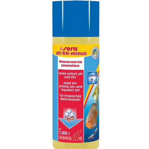 Sera PH KH Minus Wasseraufbereiter Senkt PH Und KH Aquaristik Shop