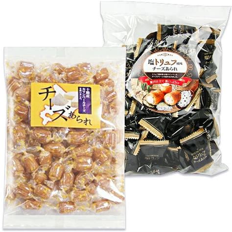 きらら 十勝カマンベールチーズあられ 255g ＋ 塩トリュフ風味チーズあられ 225g 各1袋 セット 食品＆飲料 にっぽん津々浦々 本店