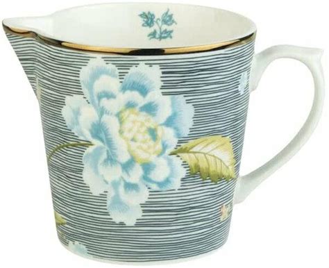 Laura Ashley Heritage Collectables Milk Jug Midnight Pinstripe