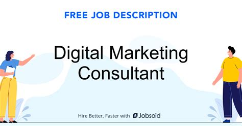 Digital Marketing Consultant Job Description Jobsoid