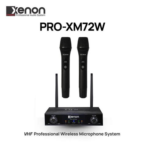 Xenon Pro Xm72w Vhf Professional Dual Wireless Microphone System