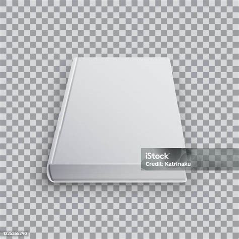 Template Buku Kosong 3d Dengan Sampul Putih Pada Latar Belakang